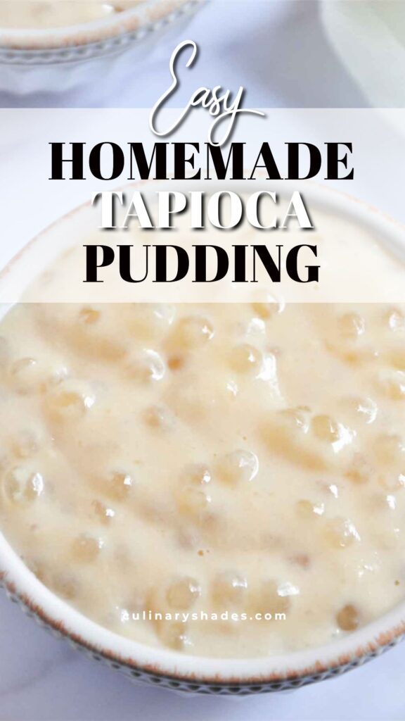Instant Pot Tapioca Pudding - Culinary Shades