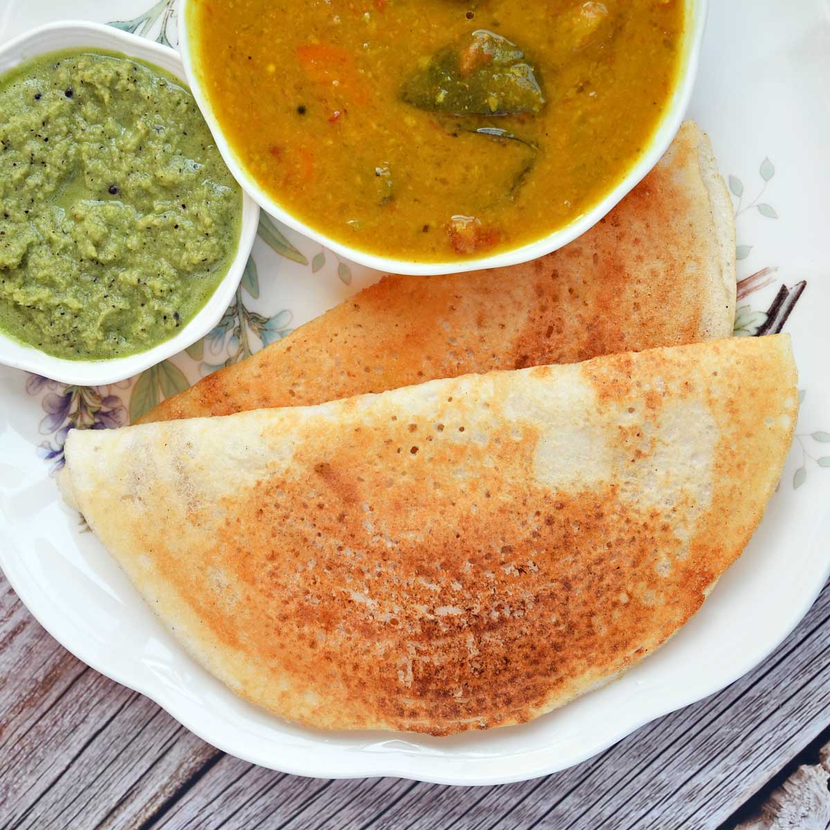 Dosa On Cast Iron Pan - Culinary Shades