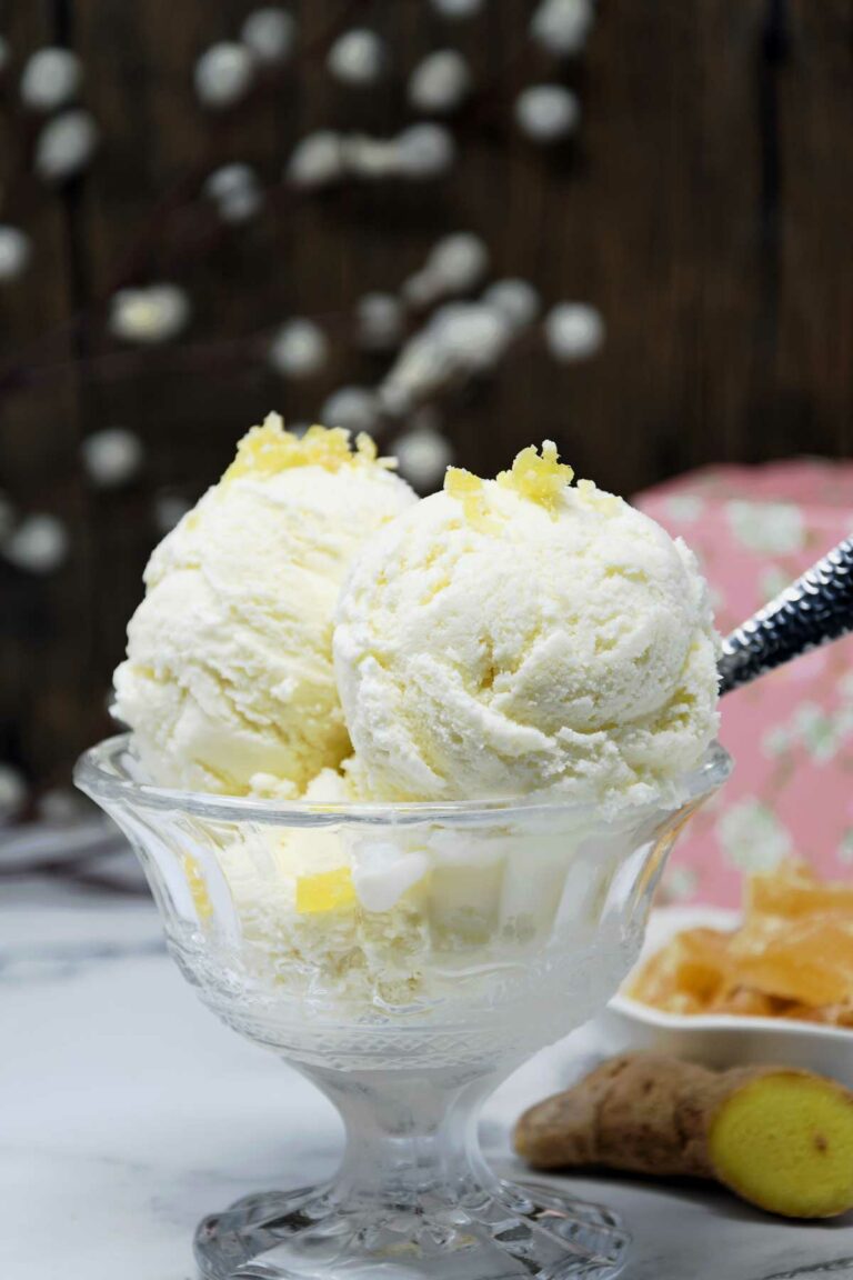 Ginger Ice Cream - Culinary Shades