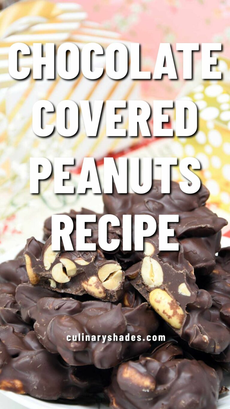 Chocolate Covered Peanuts - Culinary Shades