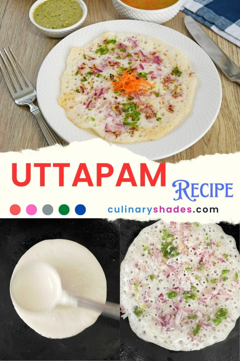 Uttapam - Indian Pancake - Culinary Shades