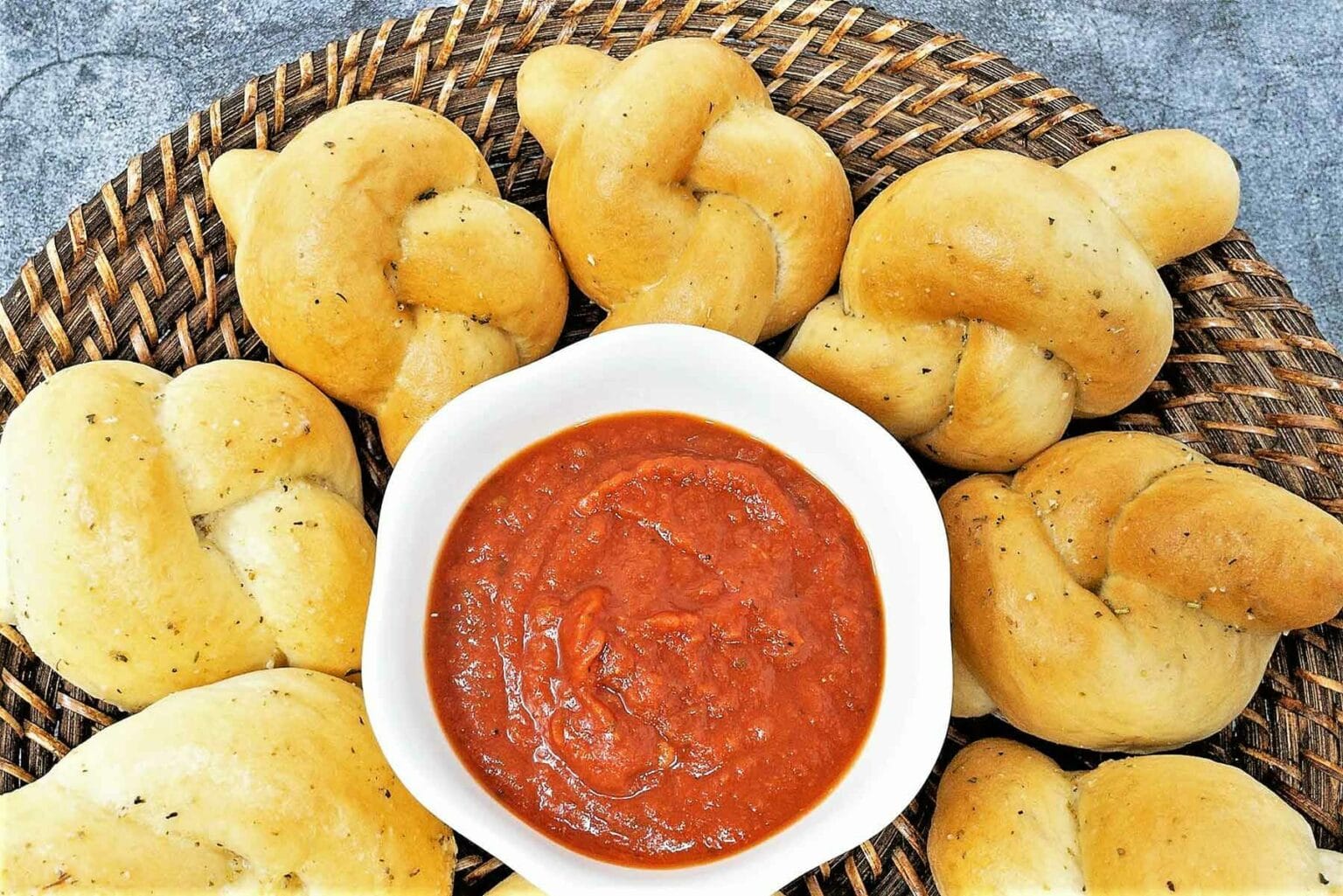 Bread Machine Garlic Knots - Culinary Shades