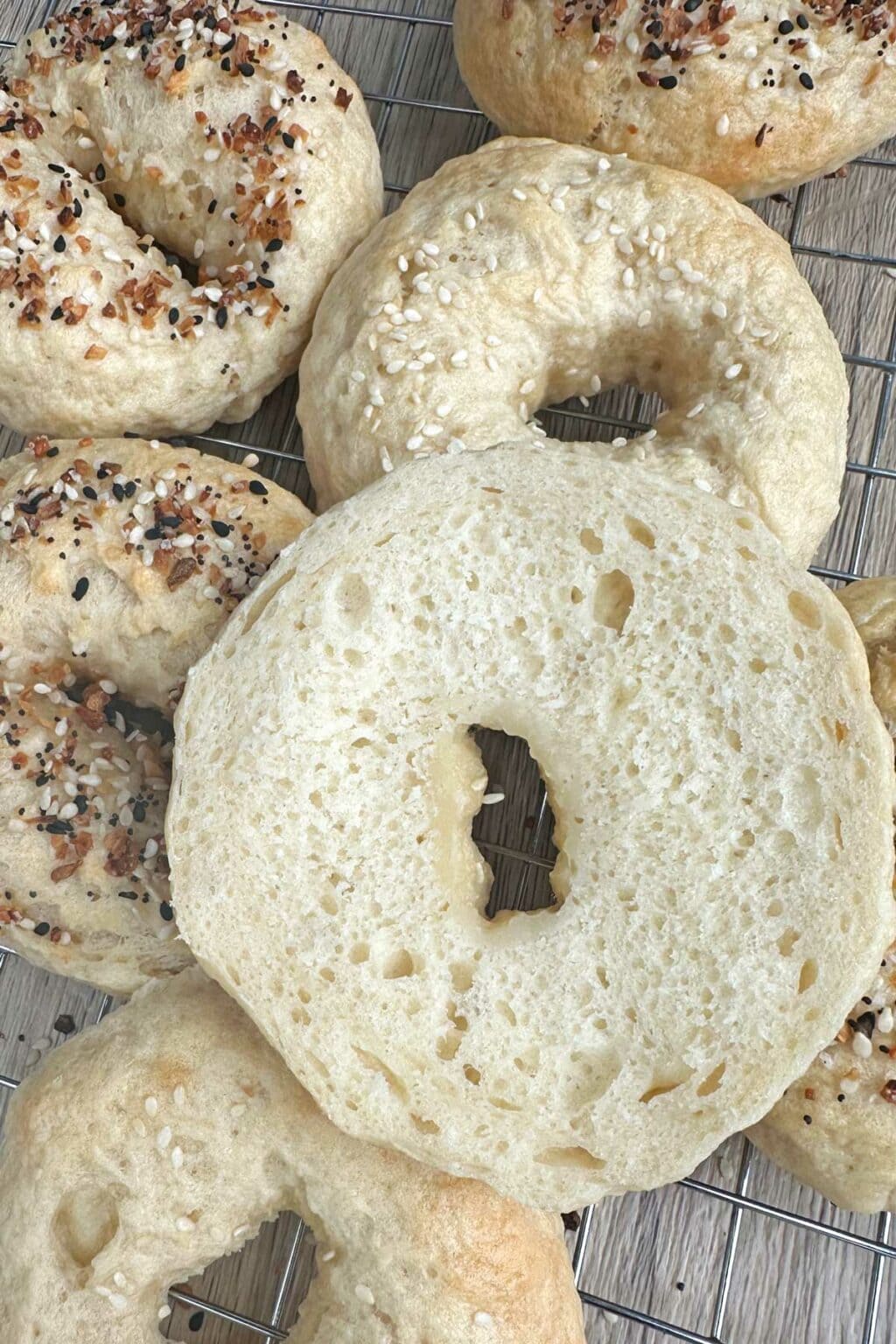 Cottage Cheese Bagels - Culinary Shades
