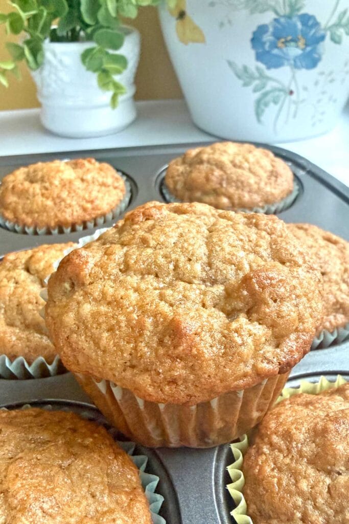 Fresh Milled Flour Banana Muffins - Culinary Shades
